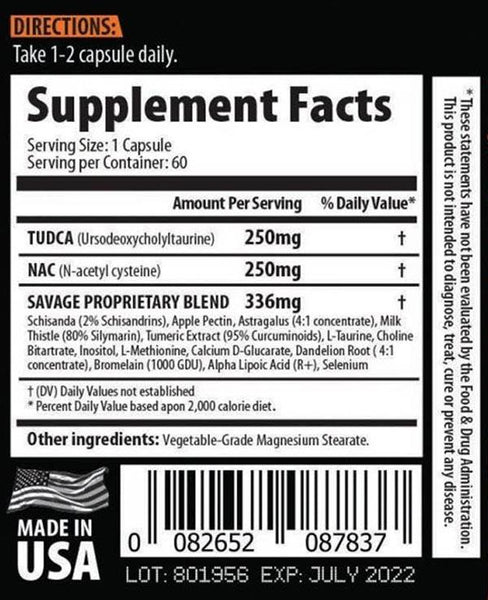 Savage Line Labs Liver-Pro Canada | xtremeline.ca – Xtremeline Supplements