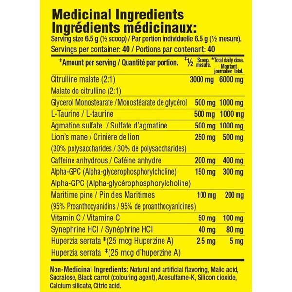 Mammoth Shock Pre-Workout Canada | xtremeline.ca – Xtremeline Supplements